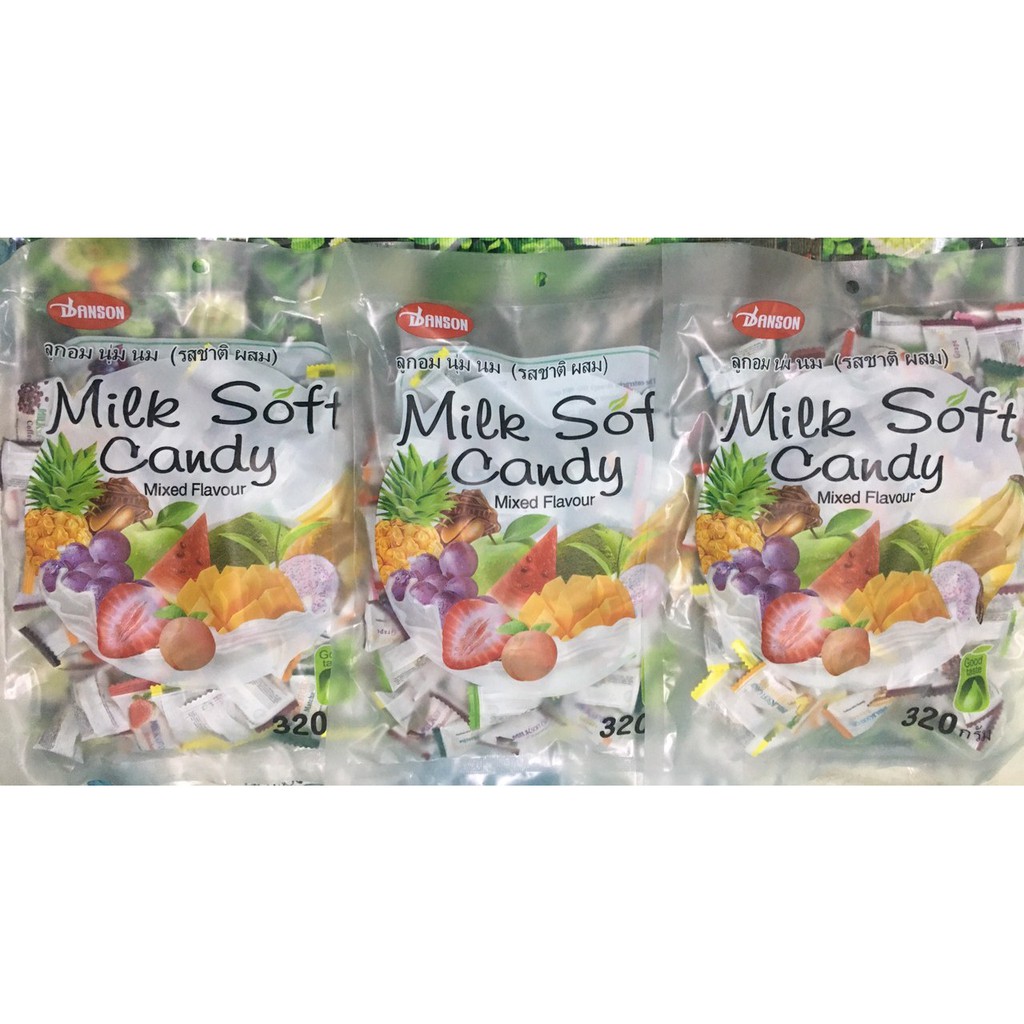 Kẹo dẻo sữa trái cây Milk Soft Candy 300G | Shopee Việt Nam