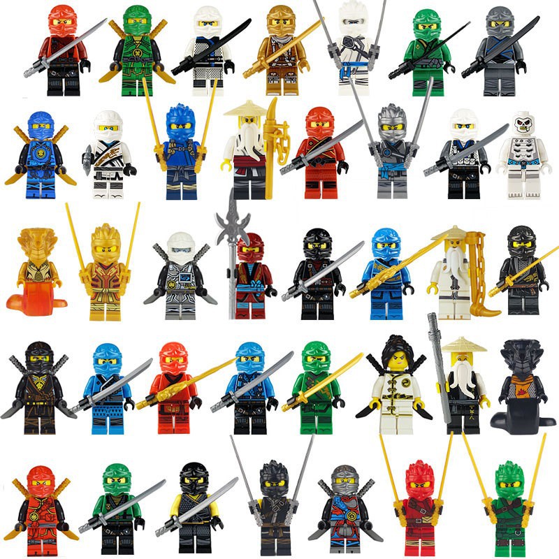 Set 46 Mô Hình Mô Phỏng Nhân Vật Ninjago Mini | Shopee Việt Nam
