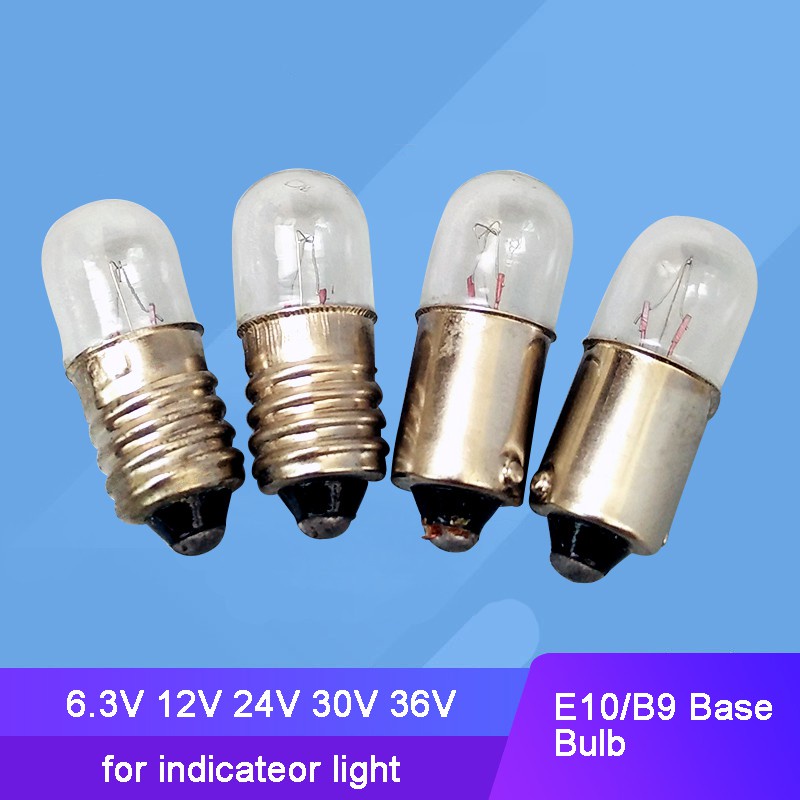 Set 10 Bóng Đèn Led Mini E10 B9 6 3v 12v 24v 30v 36v 48v Shopee Việt Nam
