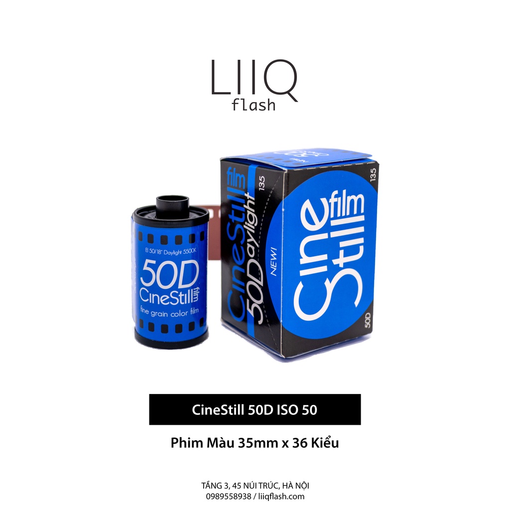 Phim CineStill 50D ISO 50, Màu Color, 135/35mm x 36 Kiểu, In Date Cho ...