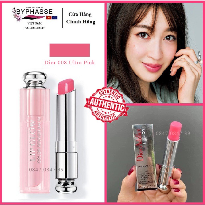 Son Dưỡng Dior Addict Lip Glow Màu 008 Ultra Pink | Shopee Việt Nam