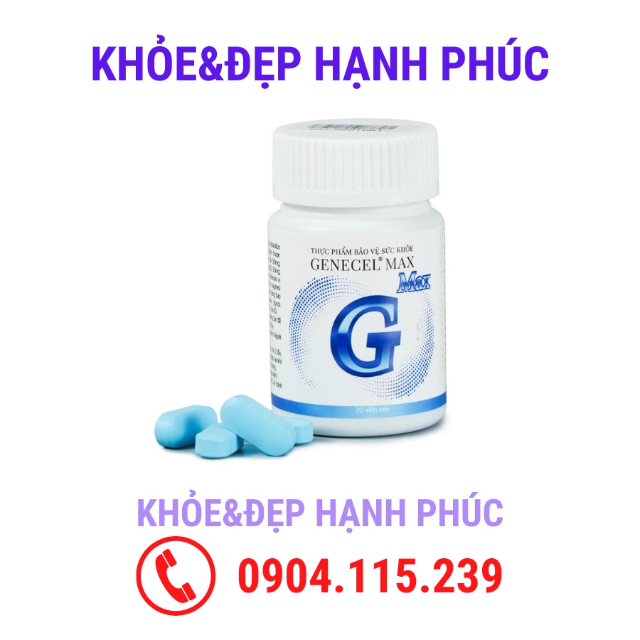 Thực phẩm bảo vệ sức khỏe Genecel Max hỗ trợ tăng cường hệ miễn dịch ...