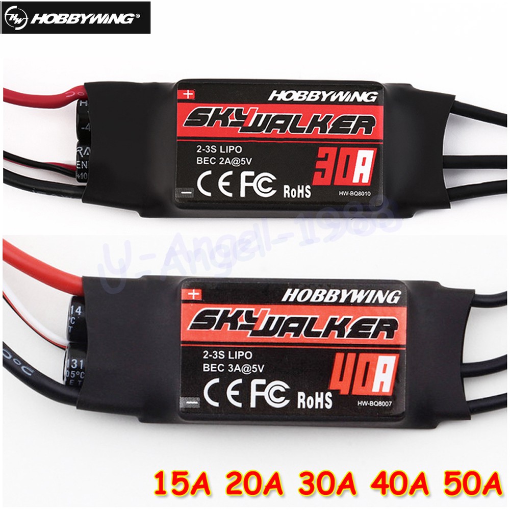 Bộ Điều Tốc ESC Hobbywing Skywalker 15A 20A 30A 40A 50A 60A 80A ...