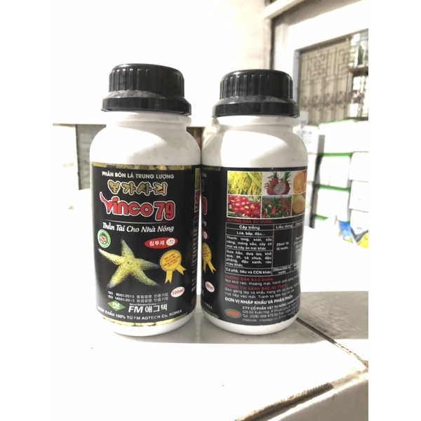 phân bón lá VINCO 79 (chai 500ml) | Shopee Việt Nam