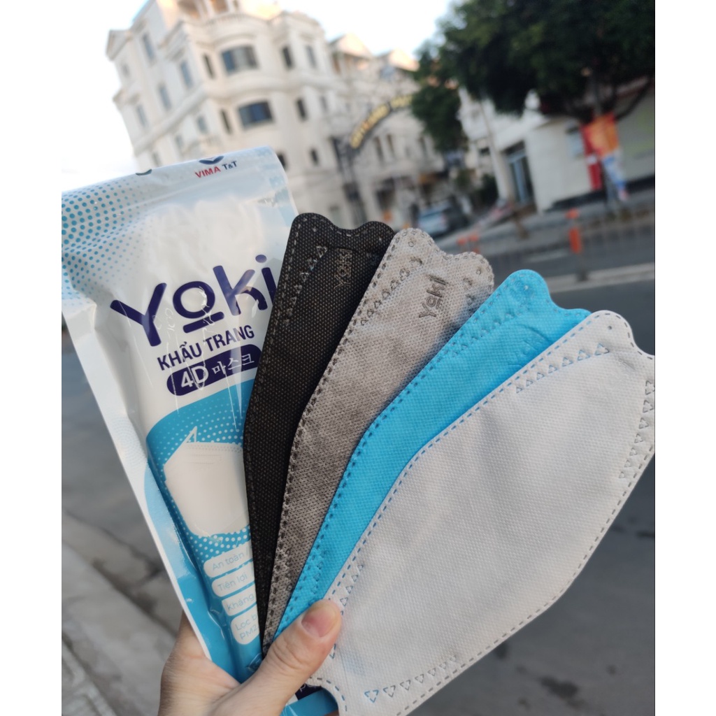 Khẩu trang Yoki 1 Bịch 6 Chiếc 4 Lớp Hàng Công Ty | Shopee Việt Nam