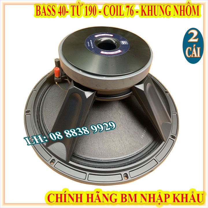 CẶP CỦ LOA BASS 40 BM TỪ 190 COIL 76 NHẬP KHẨU CHÍNH HÃNG MÀNG SƠN CHỐNG NƯỚC - GIÁ 2 CHIẾC ...