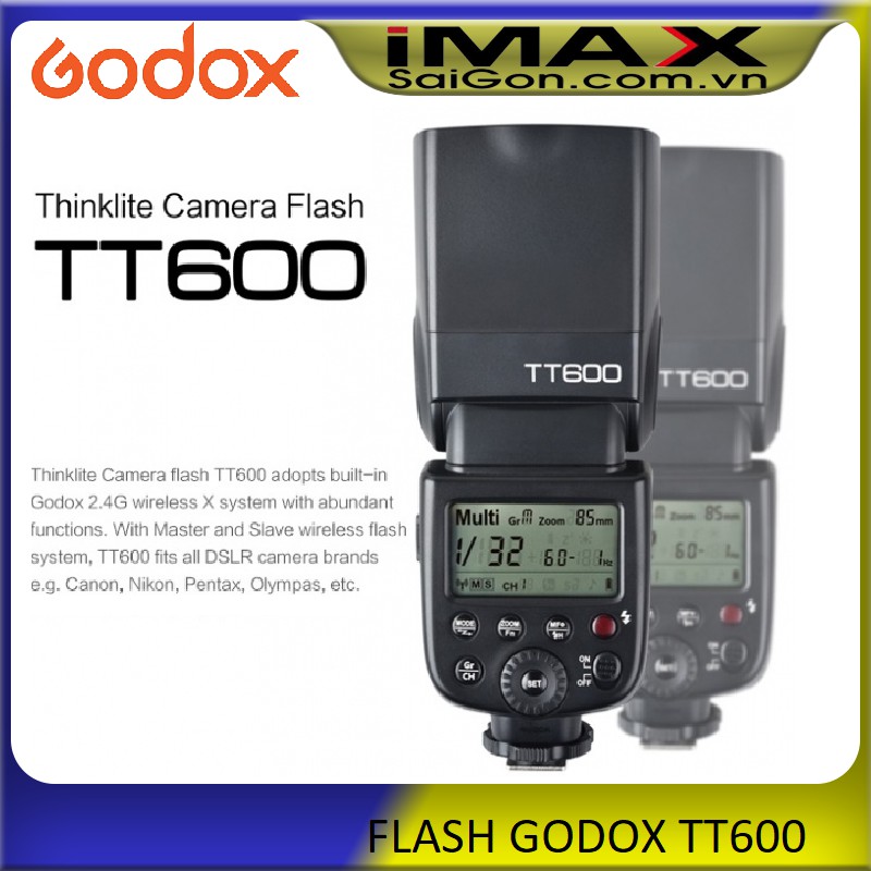 ĐÈN FLASH TT600 - DÙNG CHO MÁY ẢNH CANON/NIKON/SONY | Shopee Việt Nam