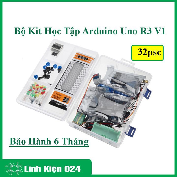 Bộ kit học tập Arduino Uno R3 V1 cơ bản đa năng (BH 06 Tháng) | Shopee ...