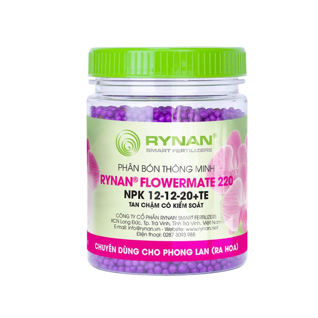 Phân bón thông minh RYNAN® FLOWERMATE 220 - Quy cách Hũ 150g | Shopee ...