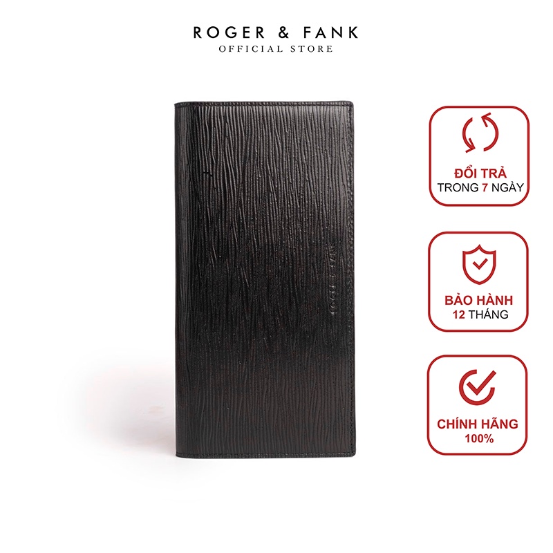 Ví dài cầm tay da bò cao cấp thương hiệu ROGER & FANK | Shopee Việt Nam