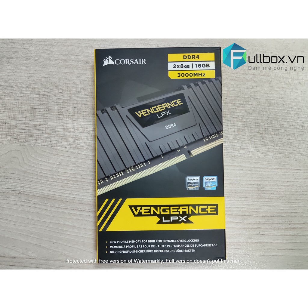 Thanh RAM Máy Tính Corsair 16GB (2x8GB) VENGEANCE LPX DDR4 3000MHz ...