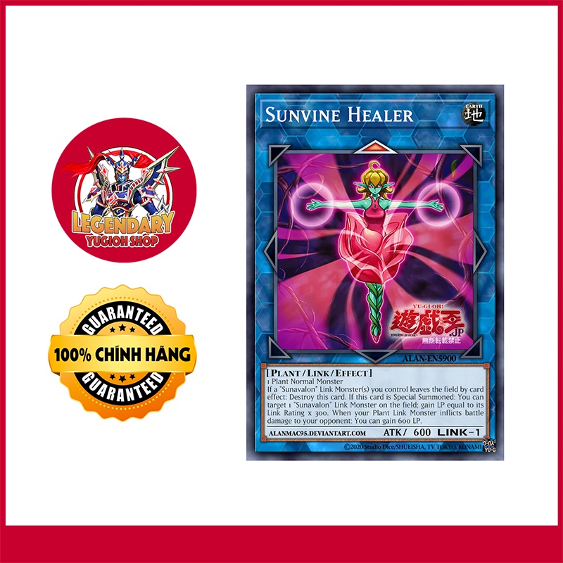 [Thẻ Bài Yugioh Chính Hãng] Sunvine Healer | Shopee Việt Nam