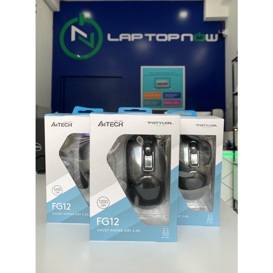 Chuột Không Dây A4TECH FG12 CHÍNH HÃNG|Không Dây 2.4G | Shopee Việt Nam
