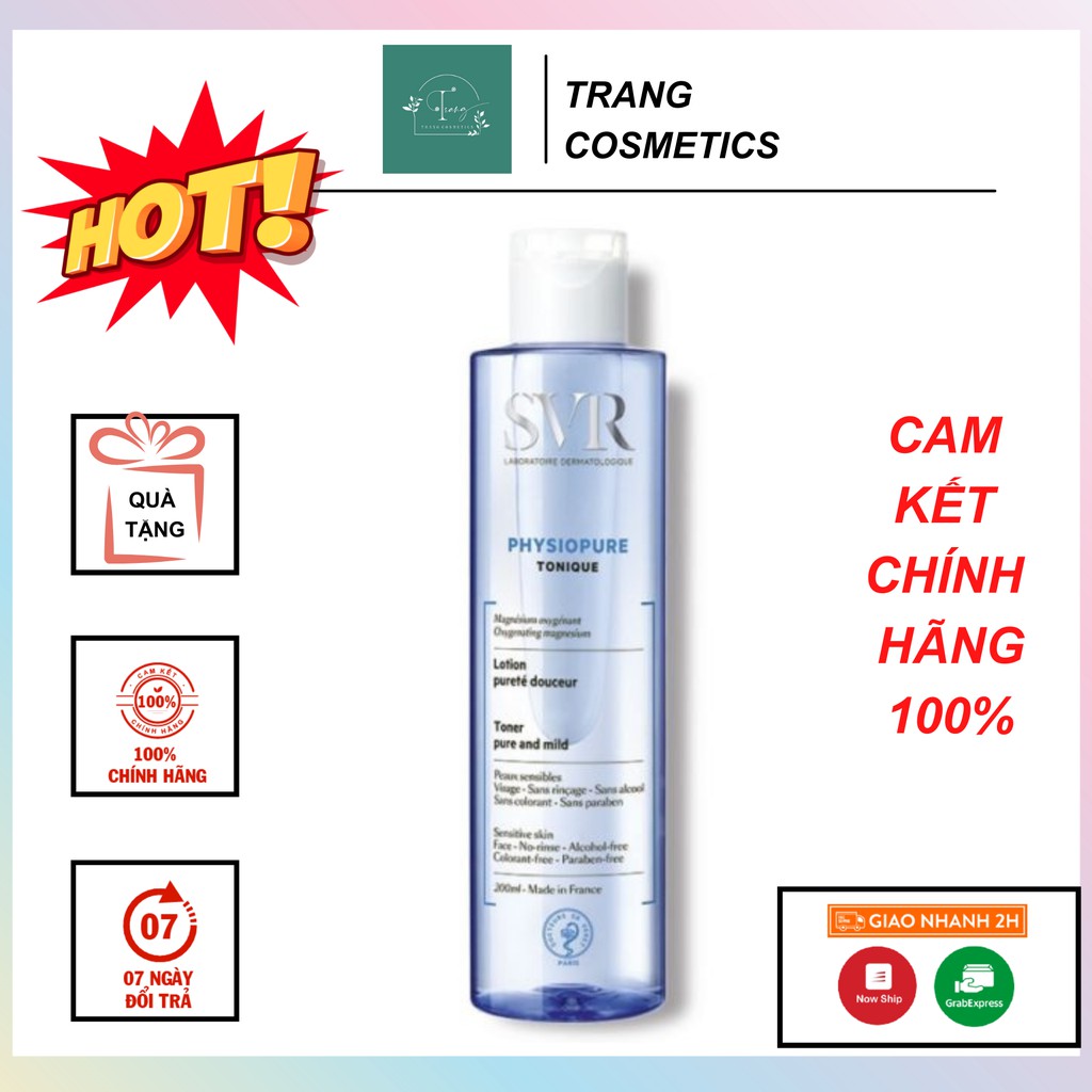 [CHÍNH HÃNG] Toner cho da nhạy cảm SVR Physiopure Tonique 200ml TRANG ...