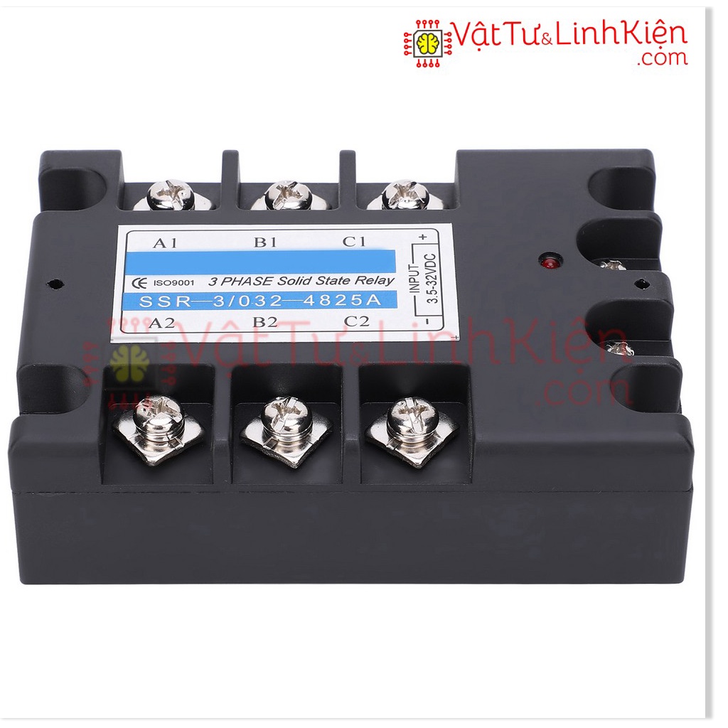 Rơ Le Trạng Thái Rắn DC SSR 3 Pha AC 480V 25A SSR-3/032-4825A | Shopee Việt Nam