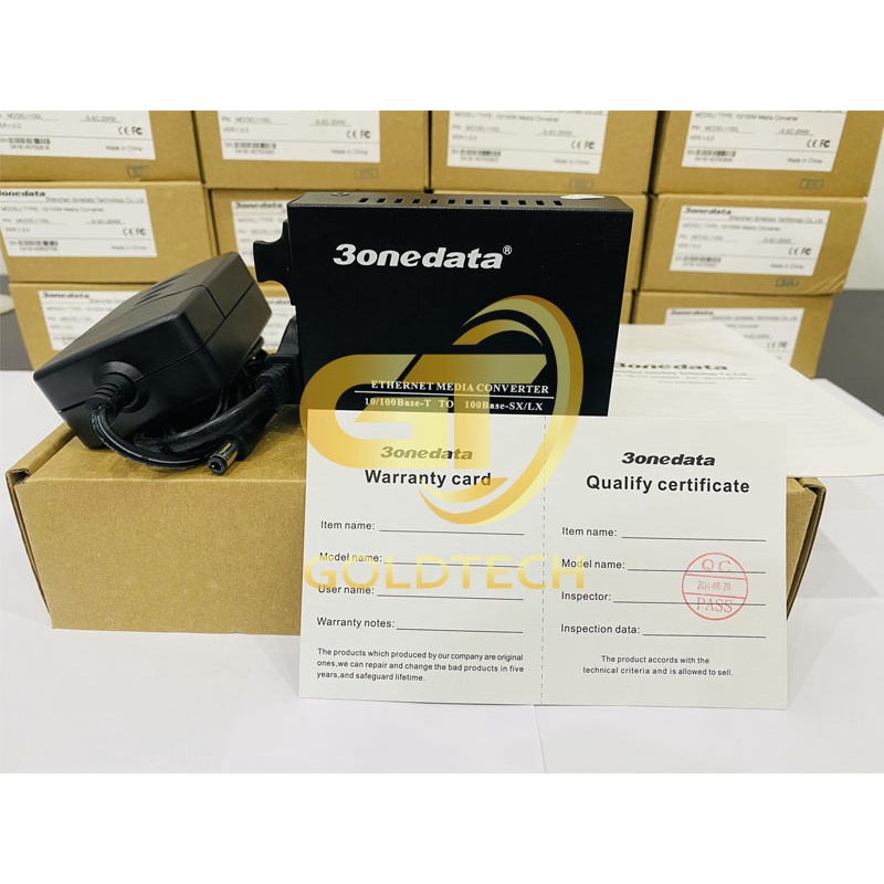 Bộ chuyển đổi quang điện converter 3OneData 2 sợi 1100L-S-SC-20KM 10/100M | Shopee Việt Nam