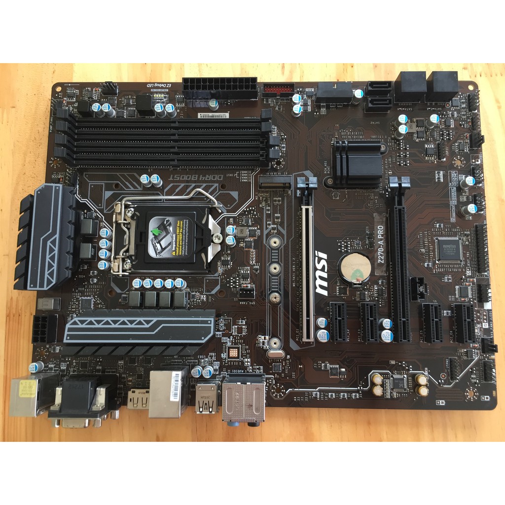Main MSI Z270-A PRO (4 khe ram, Chipset Intel Z270, LGA1151) | Shopee ...