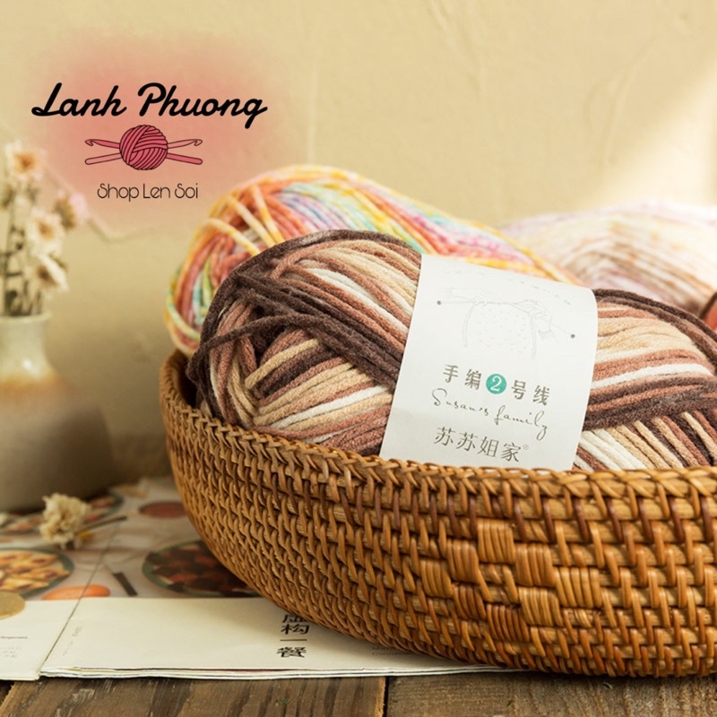Len Susan Family 2 Màu Loang Sợi To | Shopee Việt Nam