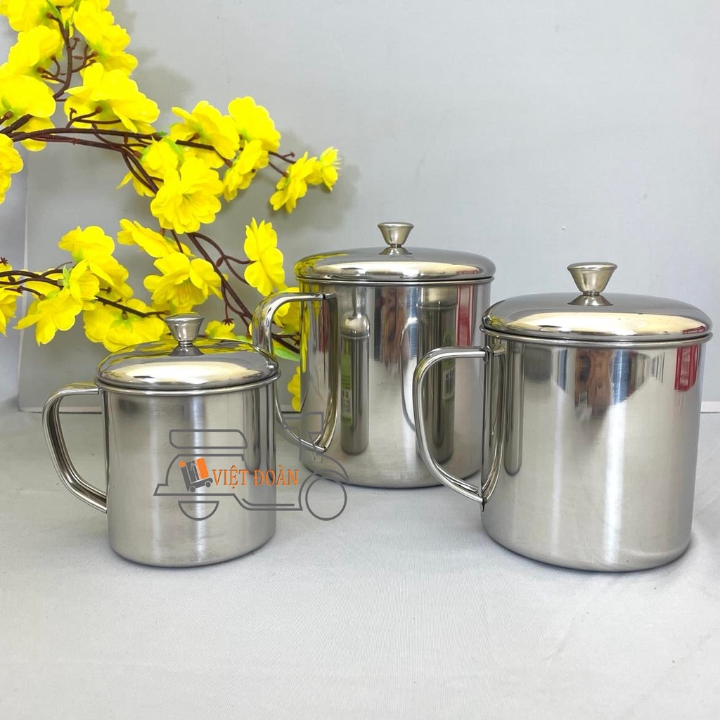 CA INOX BẦU SUS INOX 304 CÓ NẮP 700ml , CỐC UỐNG NƯỚC, TÁCH uống trà, cà phê | Shopee Việt Nam