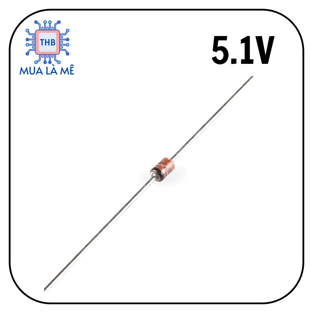 Diode zener 1W 5.1V 1N4733A (10c) | Shopee Việt Nam