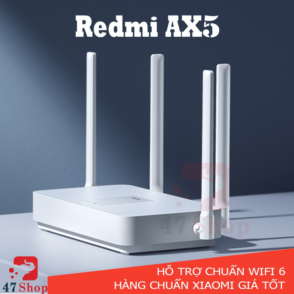 Bộ Phát Wifi Mesh Wifi 6 Xiaomi Redmi AX5 AX1800 hỗ trợ - Wifi 6 - Mesh - 128 thiết bị | Shopee ...
