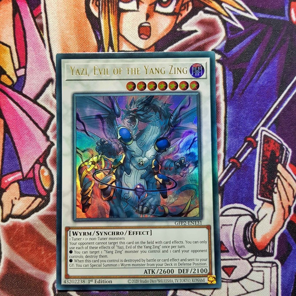 Thẻ bài Yugioh chính hãng | Yazi, Evil of the Yang Zing | GFP2 Ultra ...