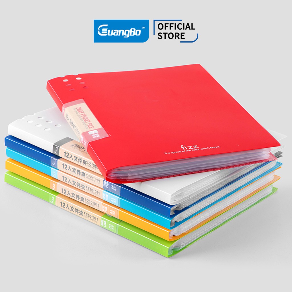 File đựng tài liệu A3/A4 12 lá Fizz GuangBo cao cấp FZ101011 | Shopee ...