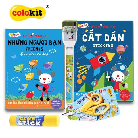 Bộ sản phẩm Colokit Arty Mouse STICKING and FRIENDS KIT-C020/AR ...