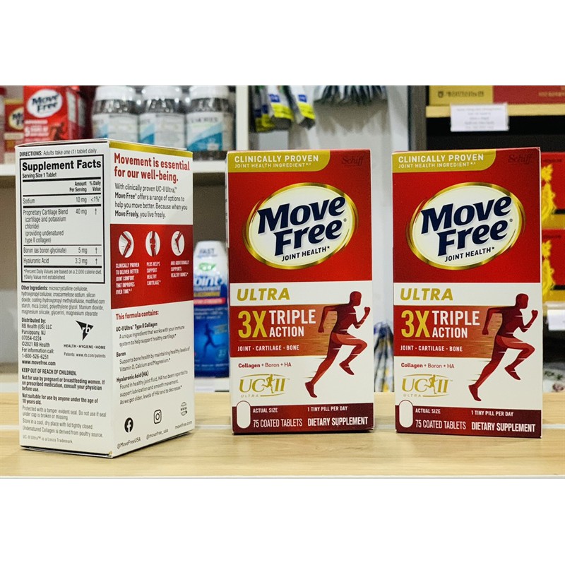 Bổ khớp Move Free 75 viên - Mỹ (Hộp) | Shopee Việt Nam