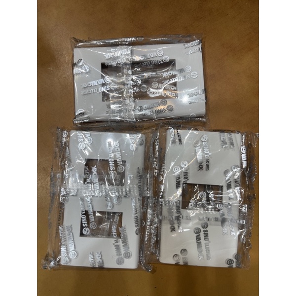 Mặt 1.2.3 công tắc S18CC - SINO, VANLOCK (chỉ lắp vừa cùng mã S18CC và ...