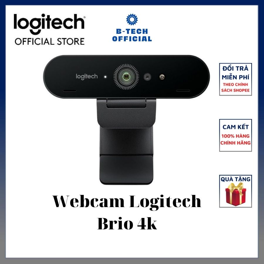 Webcam Logitech C1000e BRIO 4K Ultra HD Hàng Chính Hãng | Shopee Việt Nam