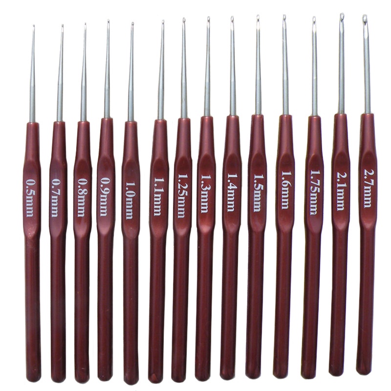 {skc Nâu 1 Cây Lẻ} Kim MÓc Len CÁn NhỰa Cao CẤp ThƯƠng HiỆu S K C
