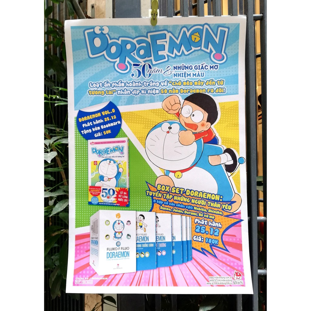 Poster- Doraemon vol 0 và box set doraemon: tuyển tập những người thân ...