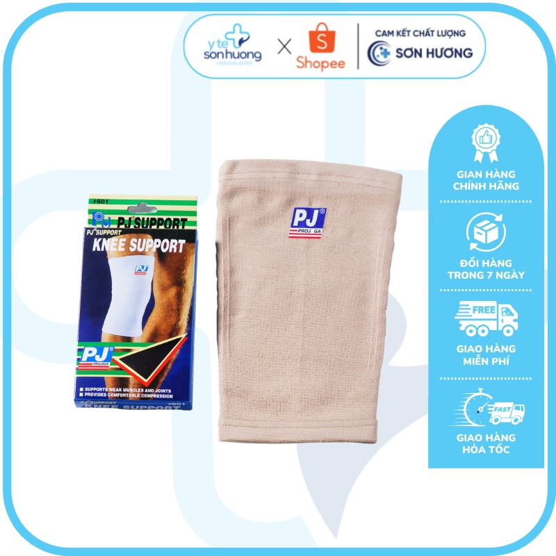 Băng thun bảo vệ đầu gối PJ 601 chống chấn thương,co giãn thoải mái ...