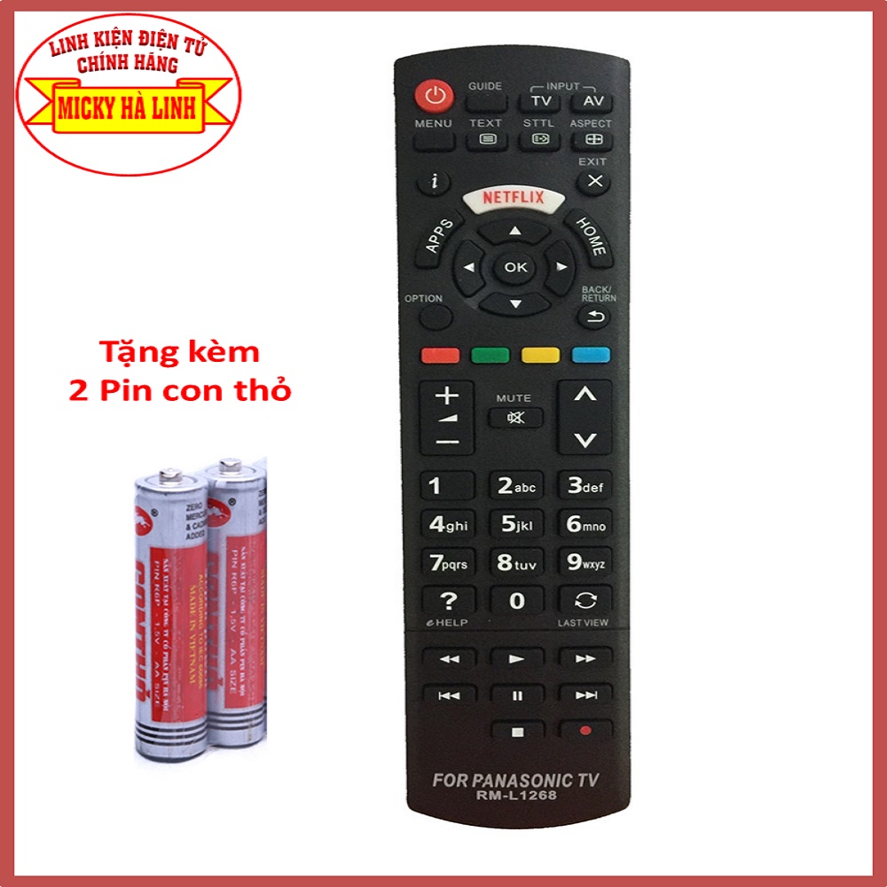 Điều khiển Remote Tivi PANASONIC INTERNET Sử dụng cho tivi PANASONIC LCD LED CÓ INTERNET từ 32 ...