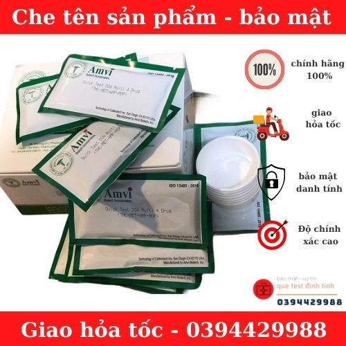 Bộ 5 que test ma túy / que thu ma tuy 4 chân Amvi - xét nghiệm ma túy ...