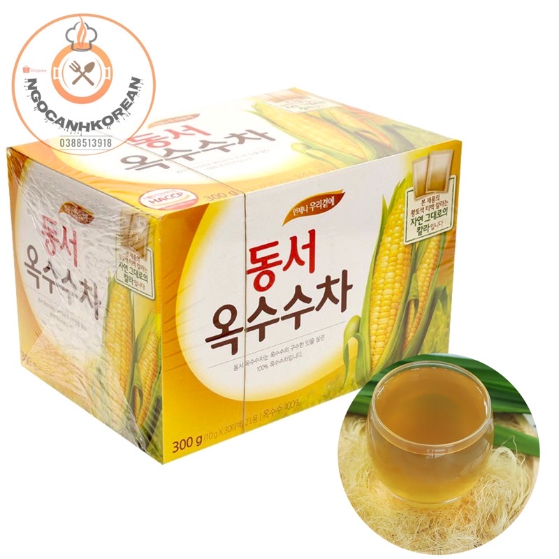 Trà ngô Túi lọc Dongsuh Hàn Quốc 300gr 30 gói*10gr/ gói | Shopee Việt Nam