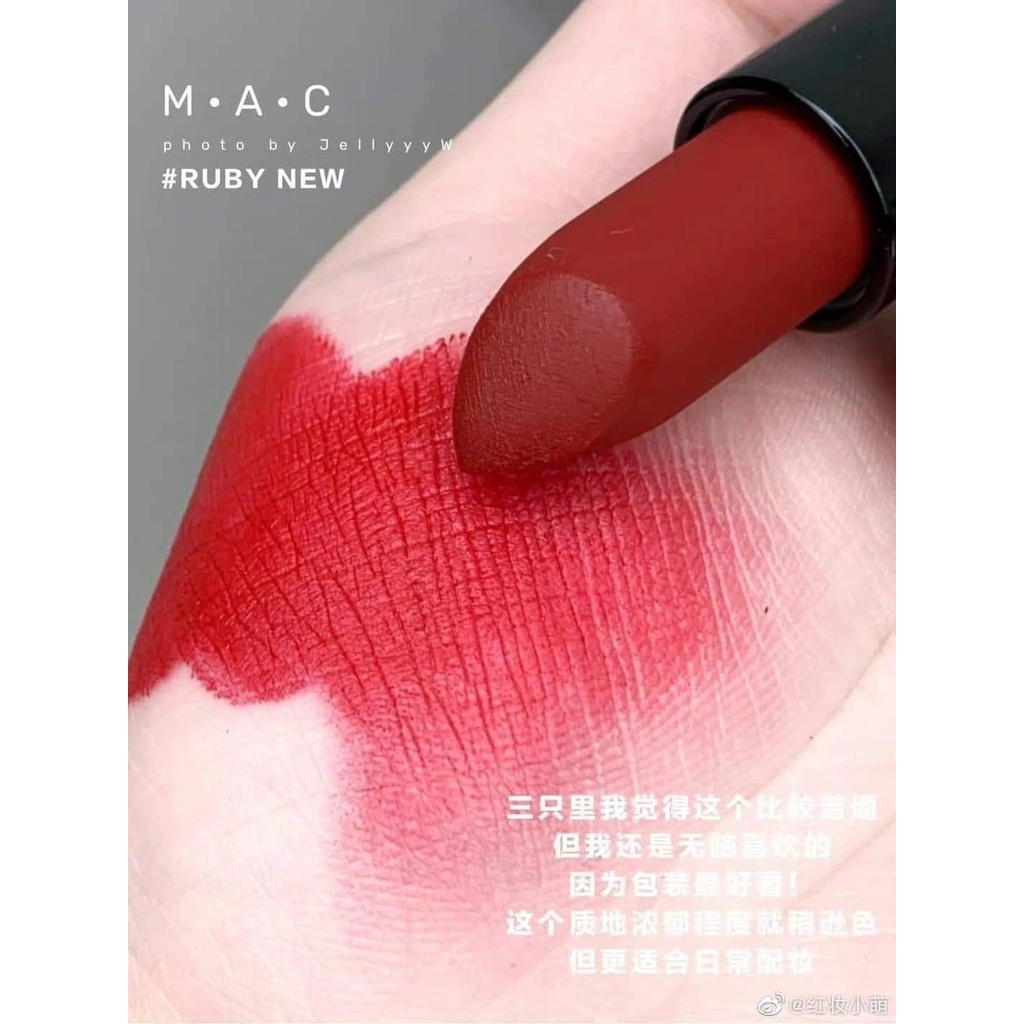 [CHÍNH HÃNG] Son thỏi Mac Powder Kiss Lipstick Devoted To Chili/Ruby ...