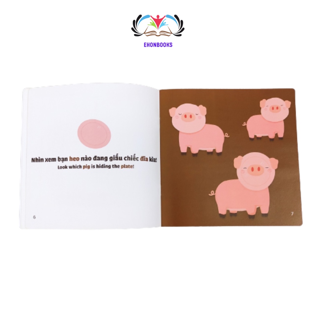 Sách Ehon cho bé 0 3 tuổi - Ehon kỹ năng sống Ra vườn xem ai giấu cái ...
