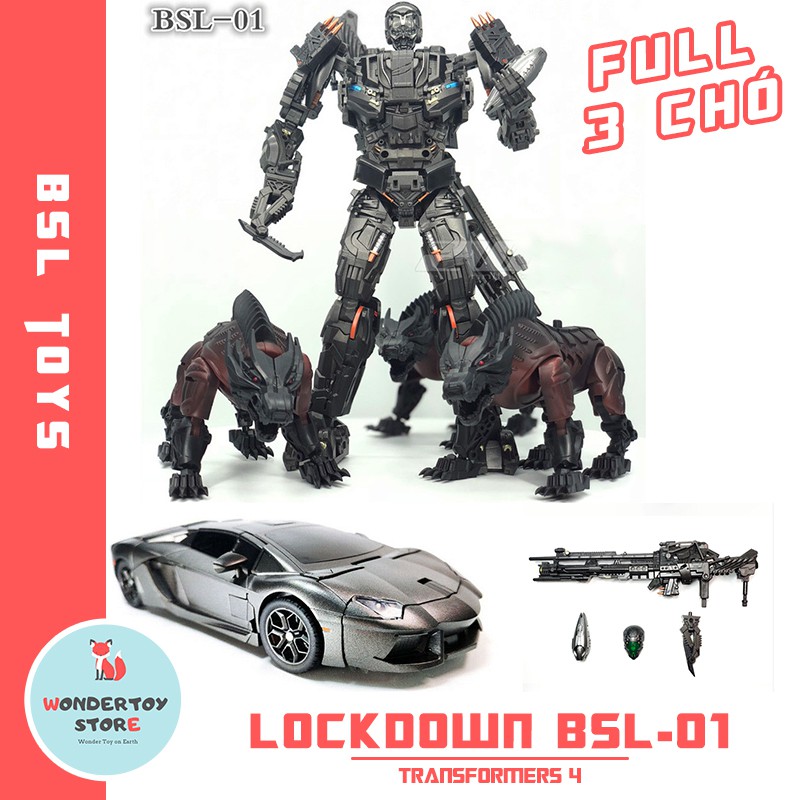 Mô hình LOCKDOWN BSL-01 BSL Toys 22cm Transformers | Shopee Việt Nam