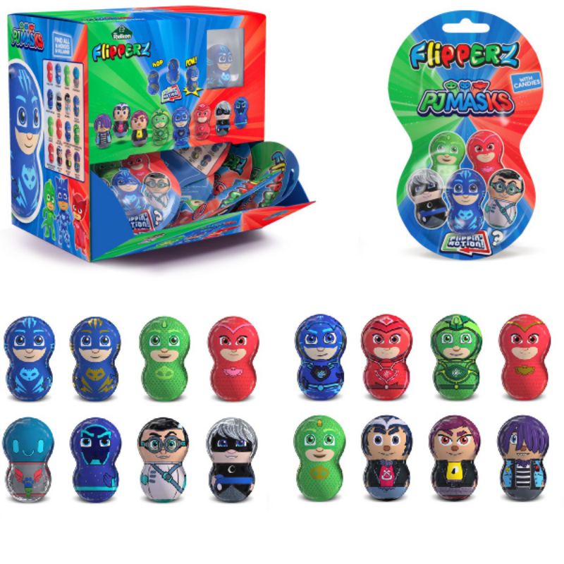 Kẹo búp bê lật đật My Little Pony, PJ MASKS Flipperz 10g, 24M ( 32k/1T ...