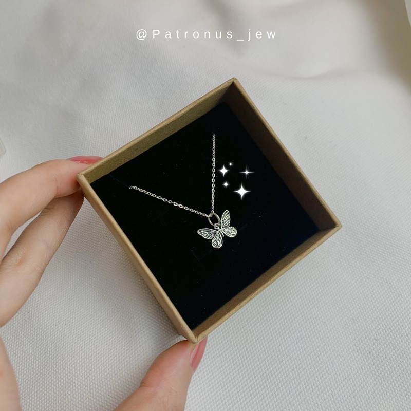 Dây chuyền butterfly bạc 925 patronus | Shopee Việt Nam