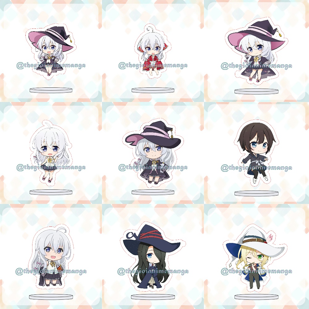 ( MINI ) Mô hình HÀNH TRÌNH CỦA ELAINA Standee Majo no Tabitabi anime ...