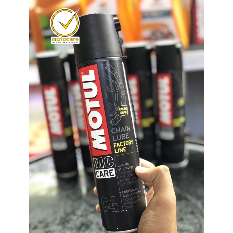 Dưỡng sên Motul Chain Lube Factory Line C4 400ml | Shopee Việt Nam
