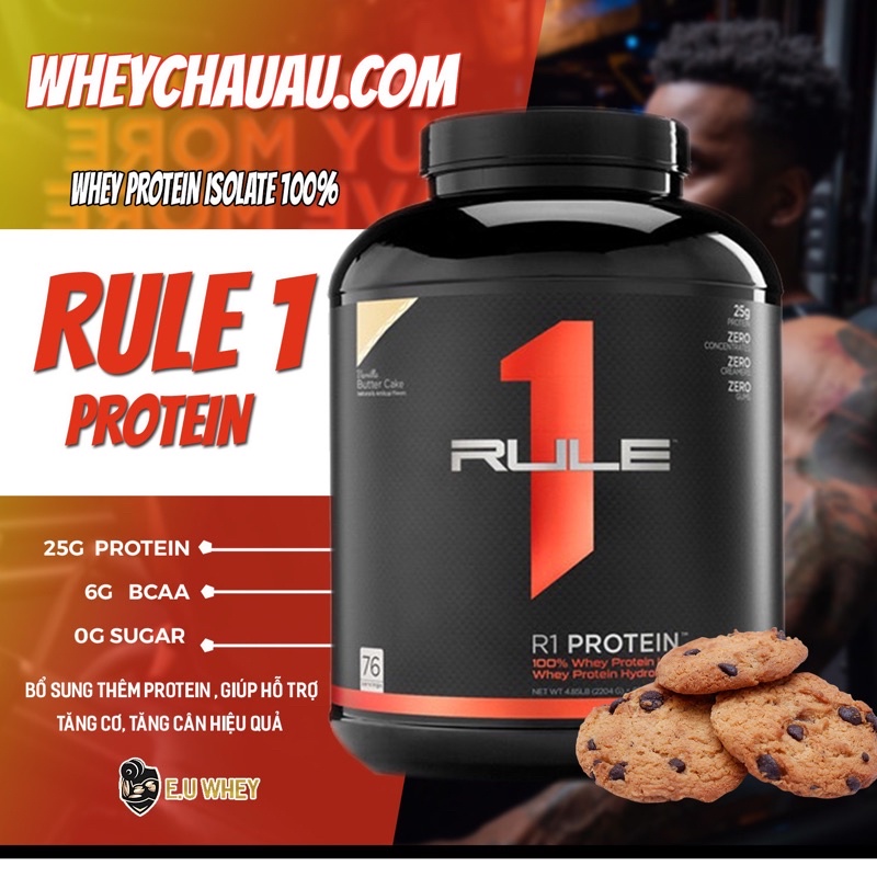 RULE1 WHEY PROTEIN ISOLATE 5lbs-THỰC PHẨM BỔ SUNG THỂ THAO THỂ HÌNH ...