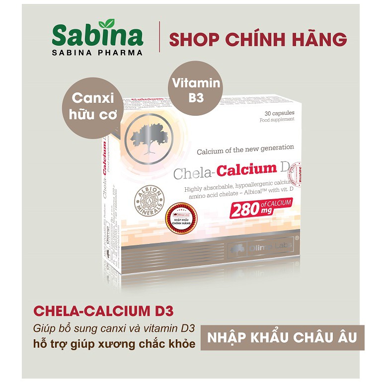 [Chính Hãng] Chela-Calcium D3 – Canxi cho bà bầu và trẻ – Hỗ trợ bổ sung Canxi và Vitamin D3 ...