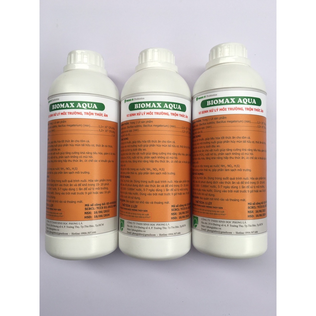 Men vi sinh hồ cá BIOMAX AQUA 1000ml- Xử lý nước trong sạch hồ cá cảnh ...