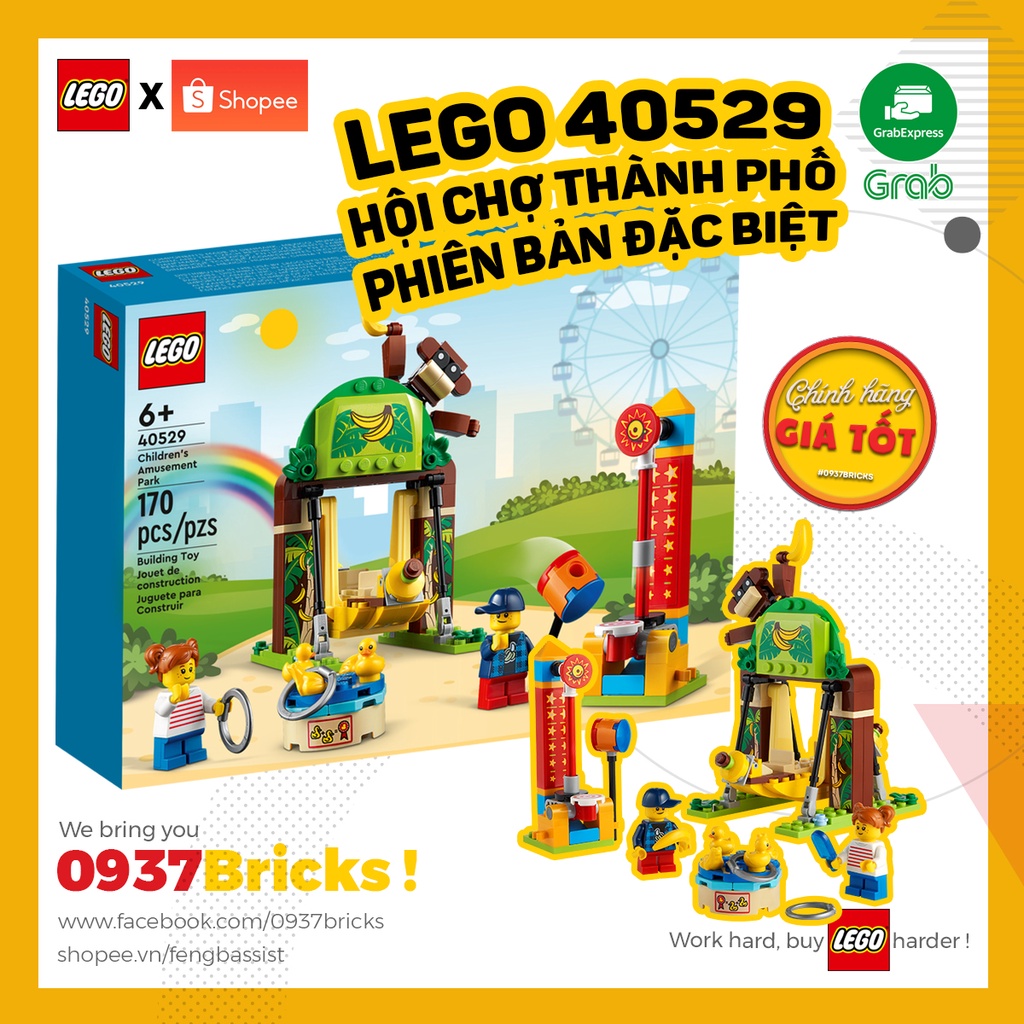 [GIAO NHANH] LEGO 40529 HỘI CHỢ THÀNH PHỐ 0937BRICKS | Shopee Việt Nam