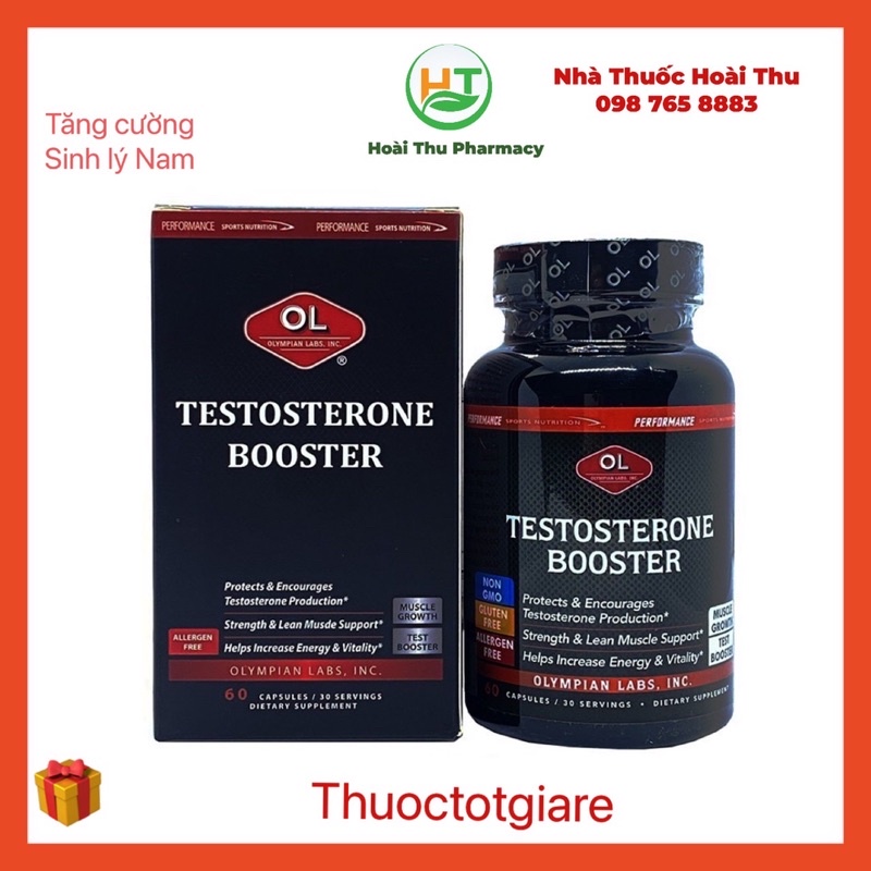 Testosterone Booster - Hỗ trợ cân bằng và tăng cường sinh lý Nam ( 60 ...