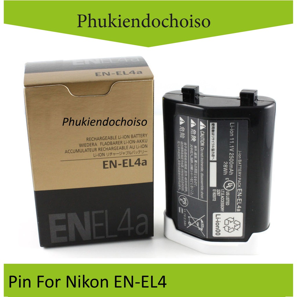 Pin thay thế pin máy ảnh Nikon EN-EL4 | Shopee Việt Nam